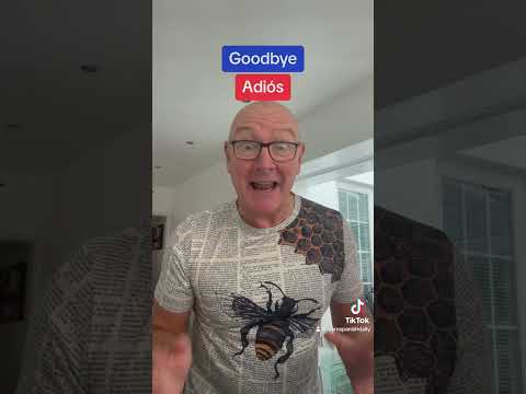 Learn Spanish - #shorts - GOODBYE in Spanish - #Youtubeshorts - Spanish Lessons