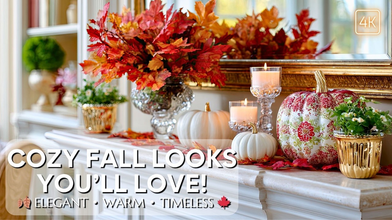 Cozy Autumn Vibes 2025: Stunning Fall Decorating Ideas to Transform Your Home into a Cozy Retreat