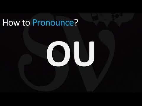 How to Pronounce 'OU' Words in English
