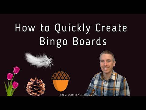 How to Quickly Create Printable Bingo Boards