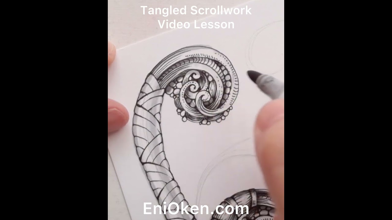 EniOken Tangled Scrollwork Video Lesson Mini Preview