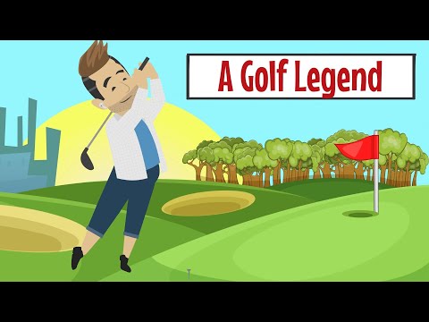 A Golf Legend - English Conversation Practice Easy To Speak English Fluently - Daily Conversation