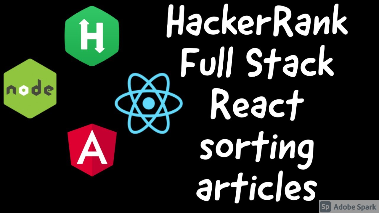 Hacker Rank Full Stack React sorting articles #13