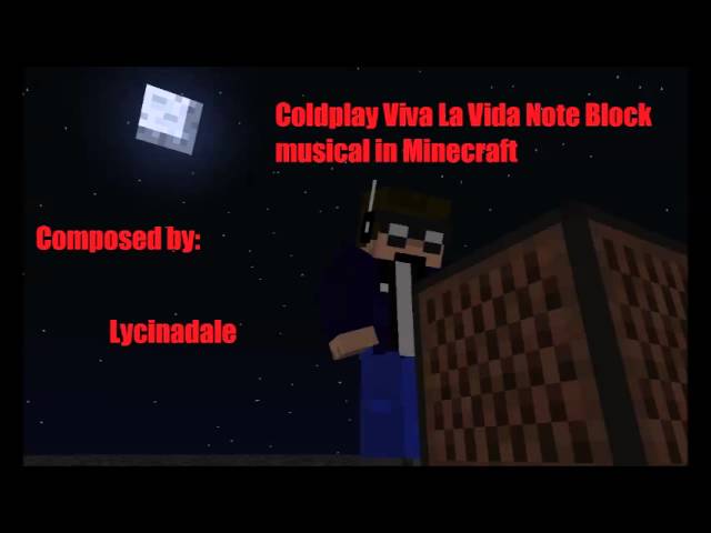Coldplay Viva La Vida Note Blocks [MCedit Schematic] Minecraft Map
