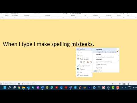 09 Spelling support using AutoCorrect