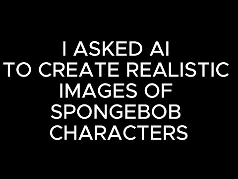 AI Generated "Realistic" Spongebob Characters
