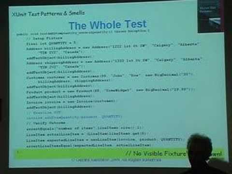 Automated Testing Patterns and Smells