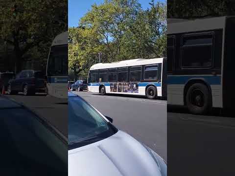 LFSA #5921 on the M101-LTD Passing Amsterdam Ave and 138th Street