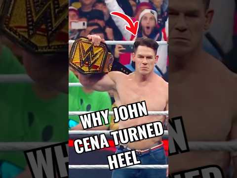 Real Reason Why John Cena Turned Heel!