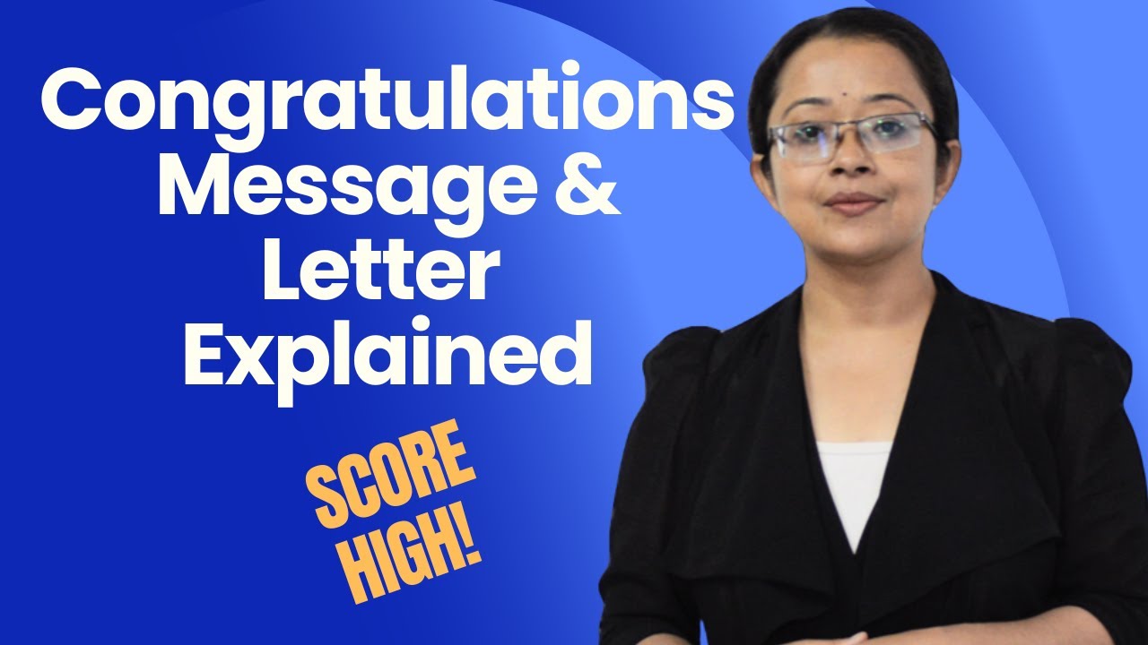 Congratulations message and Congratulations letter #excelwithroma #congratulations