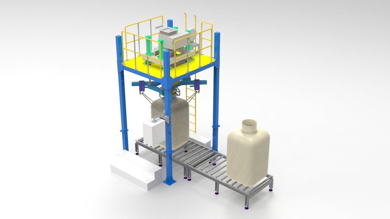 3D design model of Packaging Machine