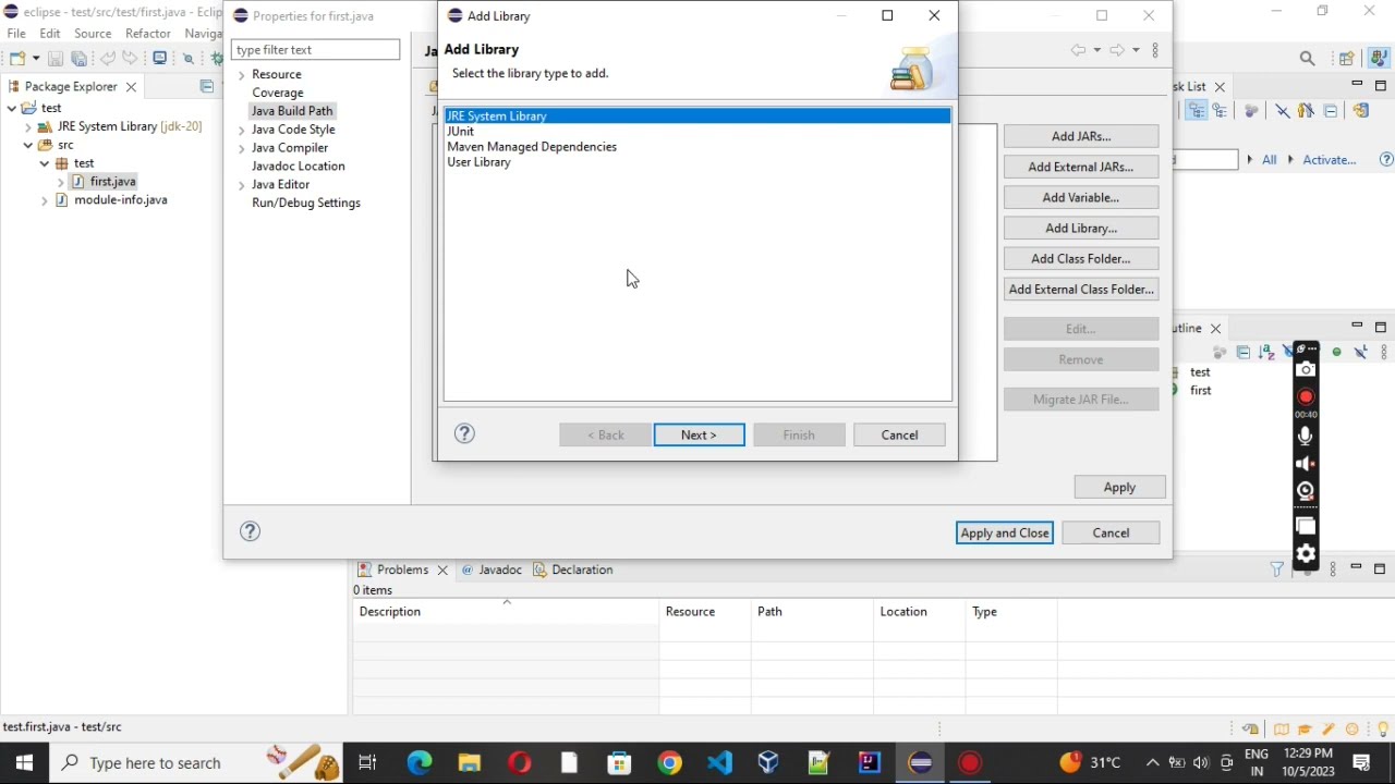 this package java awt is now accessible in eclipse | solution | java tutorial