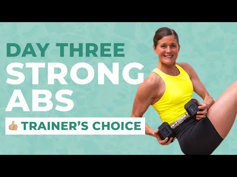 Ab Challenge Day 3: 7-Minute Strong Abs with Weights (My Favorite Ab Exercises)