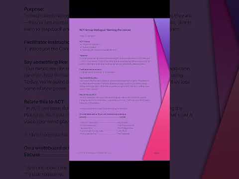 Addiction Excuses Group Therapy Activity - therapist Worksheets & Tools for ACT counselors