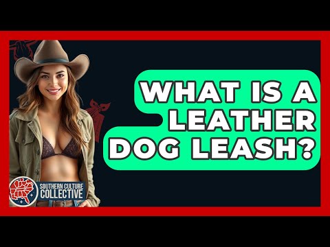 What Is A Leather Dog Leash? - Southern Culture Collective