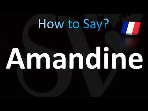 How to Pronounce ''Amandine'' Correctly! (French)