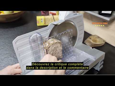 Avis sur la Bestron RSG bread cutter with stainless steel blade, made in Germany, continuous cutting