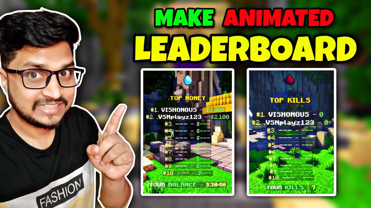 How To Make Leaderboard in Minecraft | Minecraft Leaderboard Plugin | AjLeaderboards Tutorial