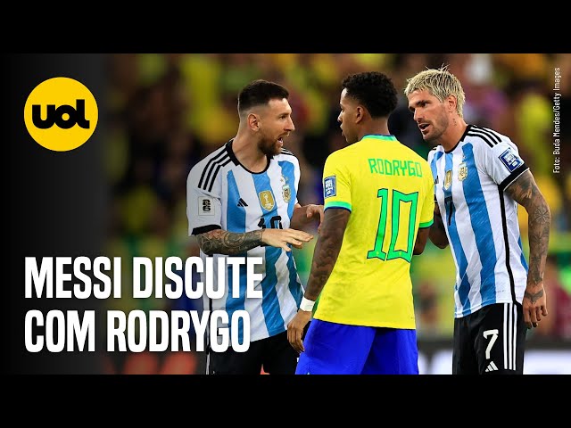 Messi bate boca com Rodrygo: 'somos campeões do mundo'