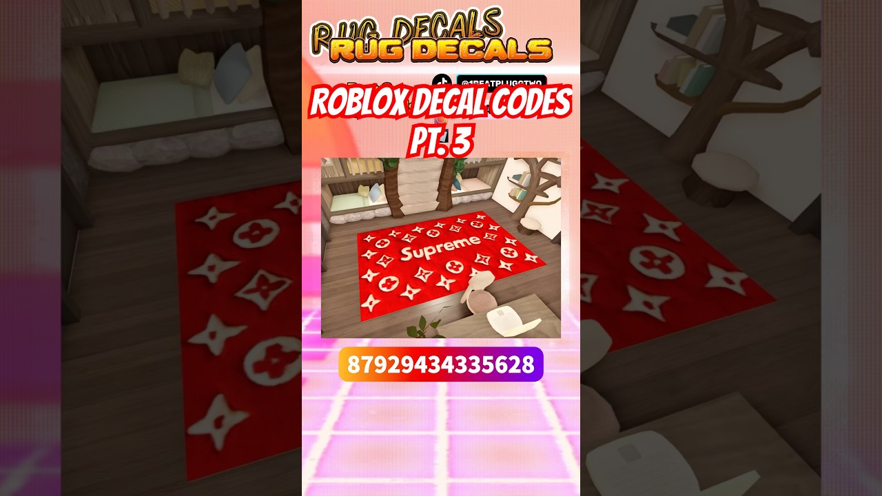 (New) Rug Decal Codes for Berry Avenue Pt. 3 | Roblox