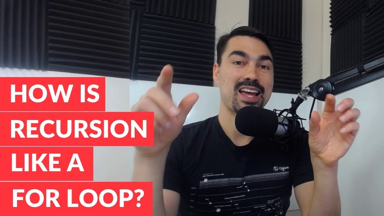 How is recursion like a for loop?