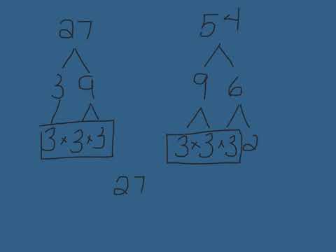 6-5 Greatest Common Factor