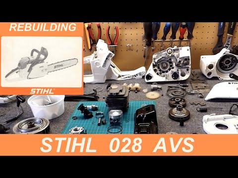 RESTORATION STIHL 028 CHAINSAW. REBUILDING