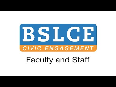 Bentley Service-Learning and Civic Engagement Center - Faculty