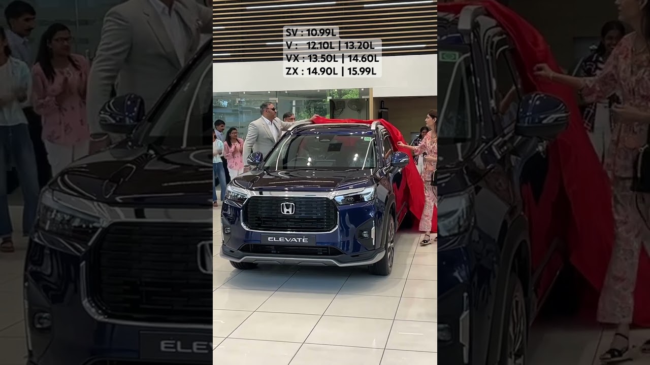 New Honda Elevate Launched @ 10.99L 🔥 #shorts #youtube #cars #honda #elevate2023 #elevate #india