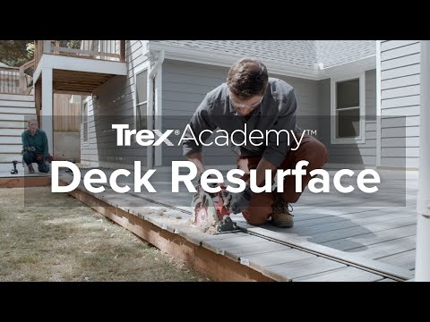 How To Resurface a Wood Deck with Trex Transcend® Composite Decking | Trex