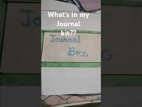 homemade journal kit #journal things