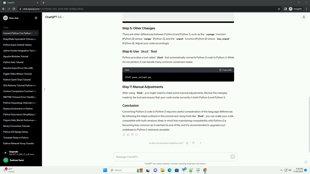 how to convert Python 3 to Python 2 code