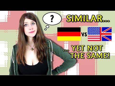 8 Words With ONLY TINY DIFFERENCES in German and English