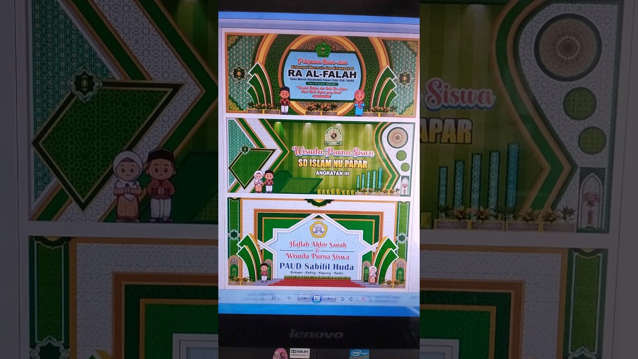 Puluhan Desain Backdrop  #percetakan #banner #sekolah #backdrop
