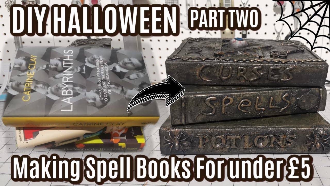 DIY Halloween Part Two - Spell Books