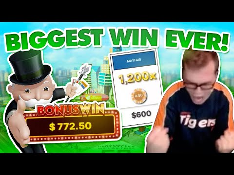 MY BIGGEST WIN EVER! HUGE PROFIT! Monopoly Live Casino