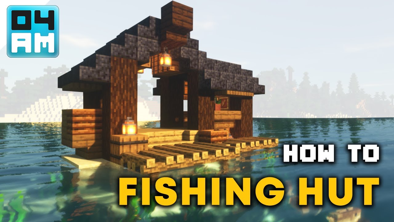 Minecraft: How to Build a Small Fishing Hut - Survival Tutorial