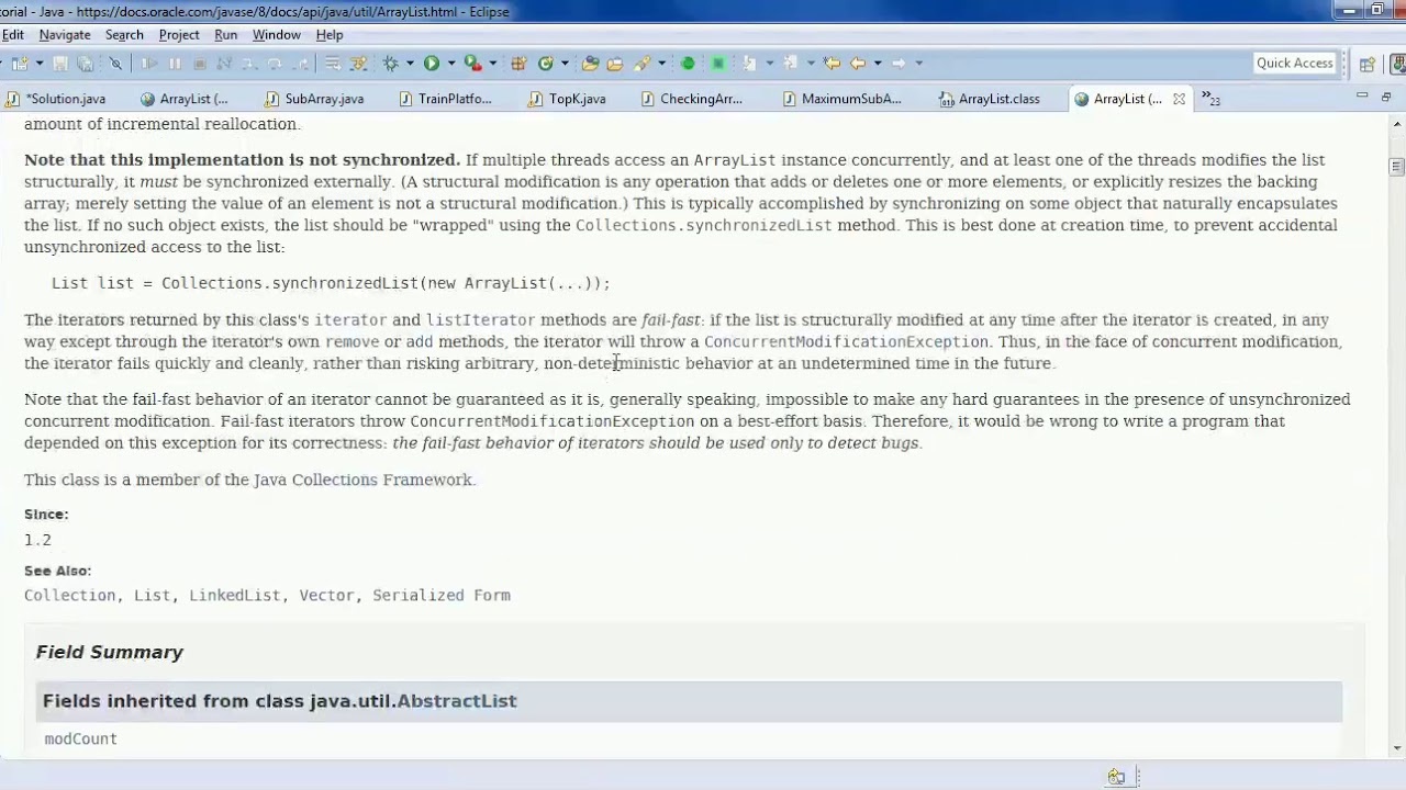 View javadoc in eclipse offline - Java