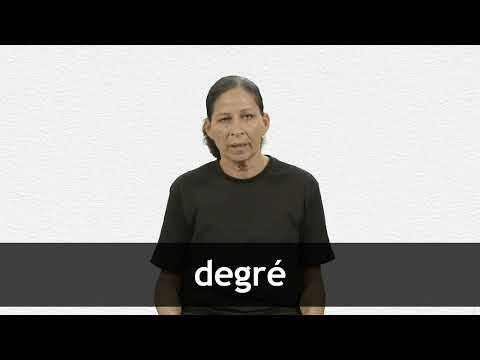English Translation of “DEGRÉ” | Collins French-English Dictionary