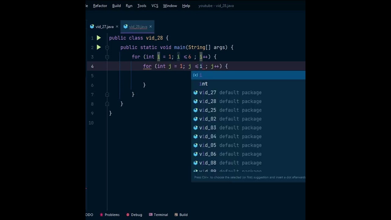 Program to print reverse number pyramid pattern in java | #java