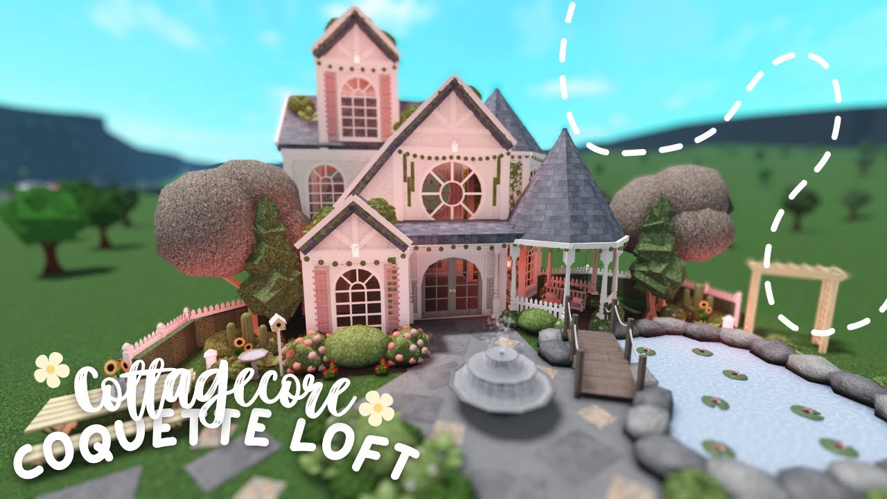 [ roblox bloxburg ] cottagecore coquette loft 💌彡 part 1 ꒰ build ꒱ - itapixca builds