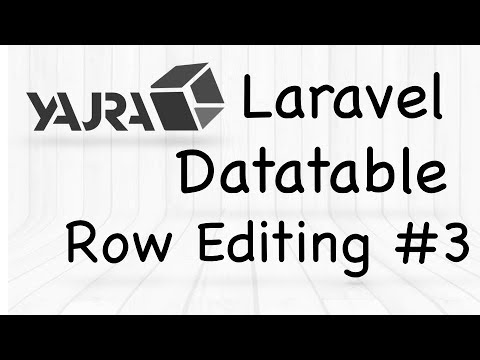 Learn YajraBox Laravel Datatable | Row Editing Options 3 - Mind Luster