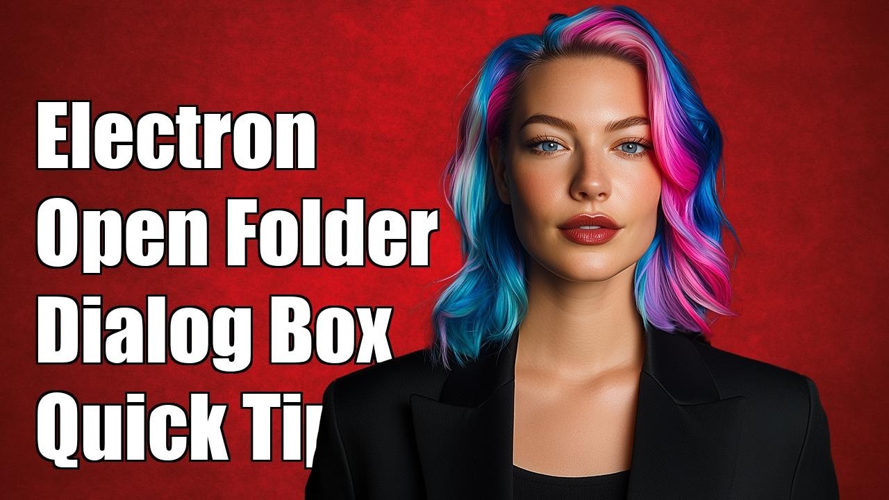 Electron - Open Folder Dialog