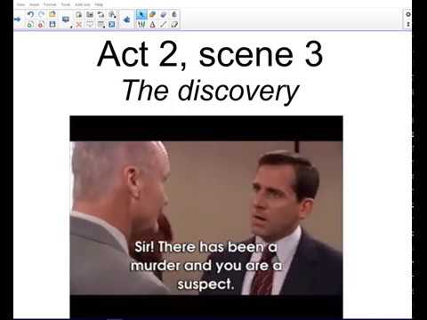 Macbeth Act 2, scene 3 The discovery, revision and analysis
