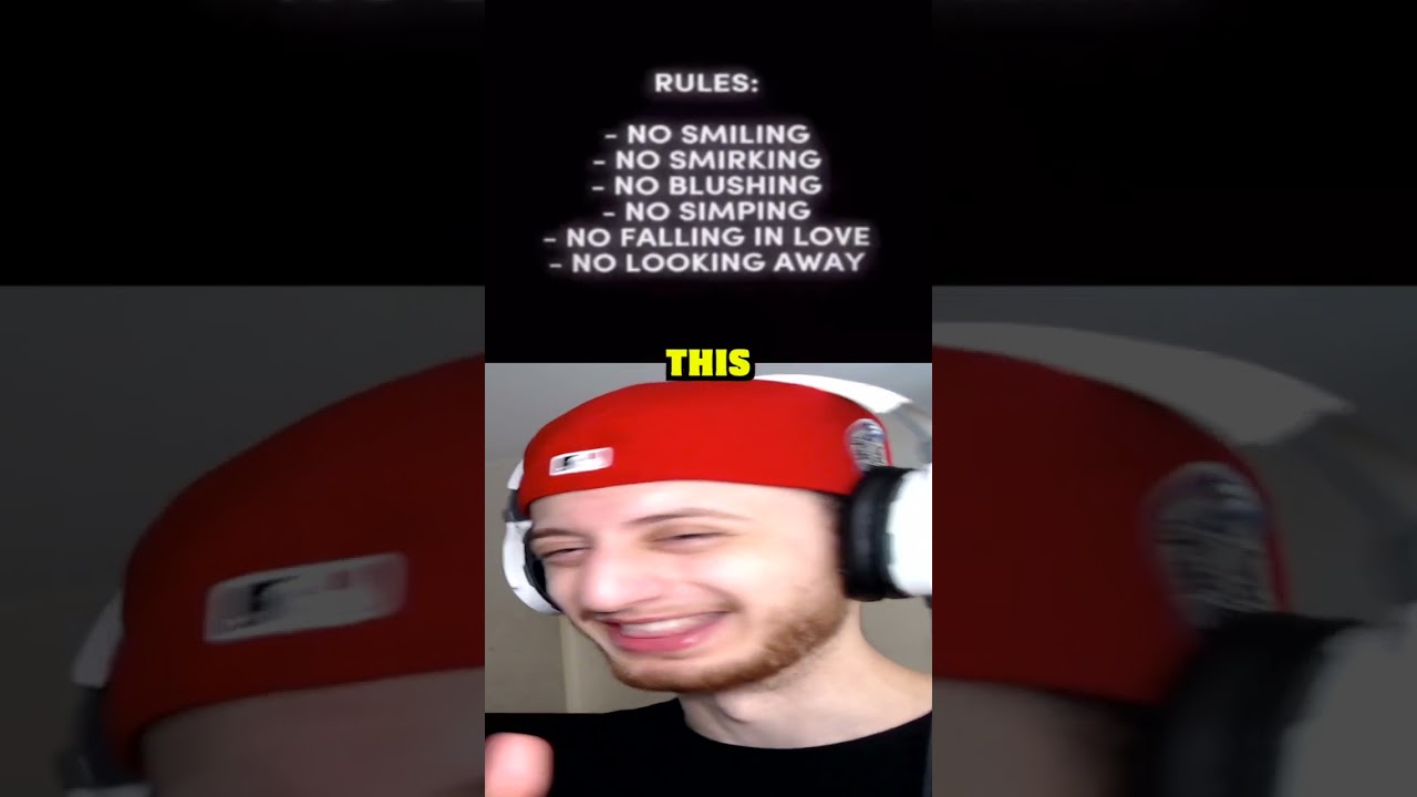 No Smiling, Smirking, Or Blushing #shorts #short #memes #meme