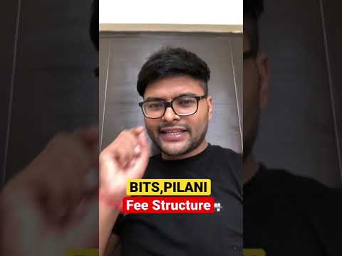 BITS, Pilani Fee Structure | #Shorts