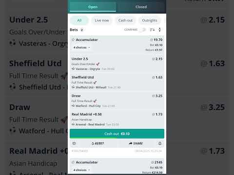 FOOTBALL ⚽ 4 FOLD ACCA - ACCUMULATOR BETTING TIPS 🤪 FOR TODAY (08/04/25) BET AND WIN! 🤑 🤔