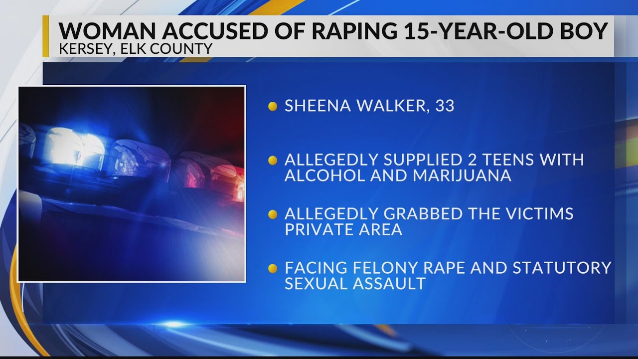 Woman accused of raping 15-year-old boy