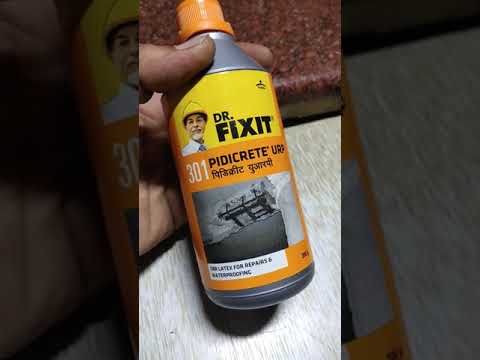 Dr fixit 301 pidicrete urp | how to use Dr fixit 301 | Waterproofing | Dr fixit 301