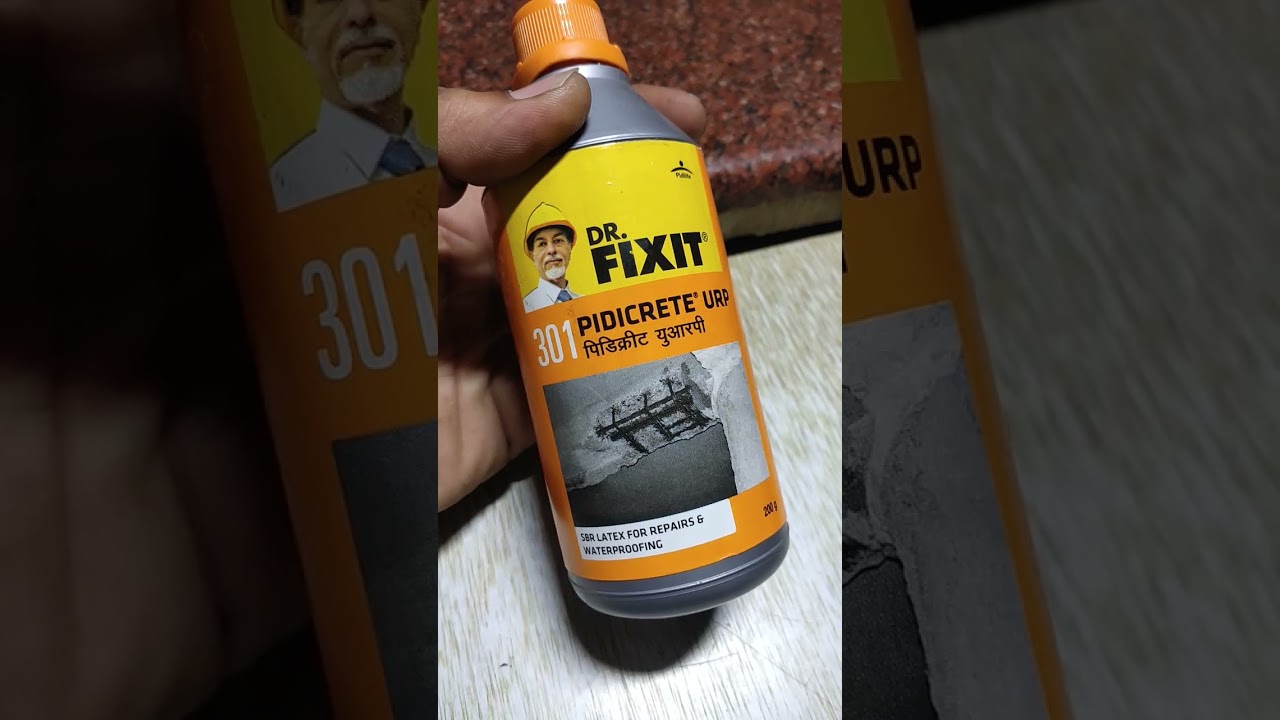 Dr fixit 301 pidicrete urp | how to use Dr fixit 301 | Waterproofing | Dr fixit 301